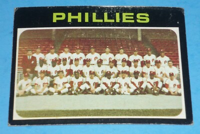 PHILADELPHIA PHILLIES TEAM CARD - 1971 TOPPS BASEBALL CARD #268 | eBay