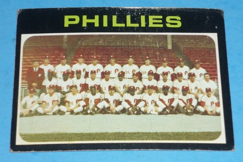 PHILADELPHIA PHILLIES TEAM CARD - 1971 TOPPS BASEBALL CARD #268 | eBay