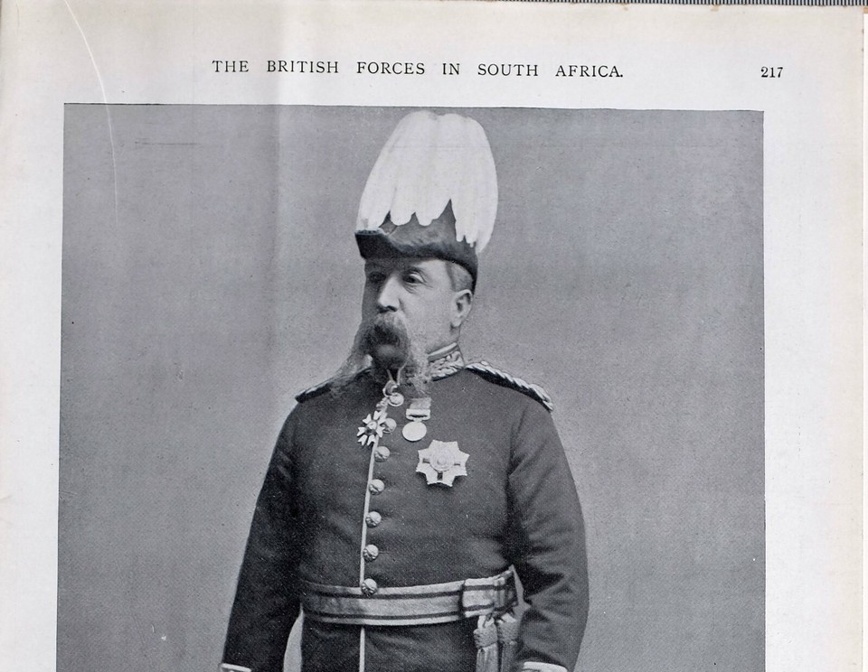 1900 Boer War Aufdruck Major General Herr Frederick Carrington | eBay