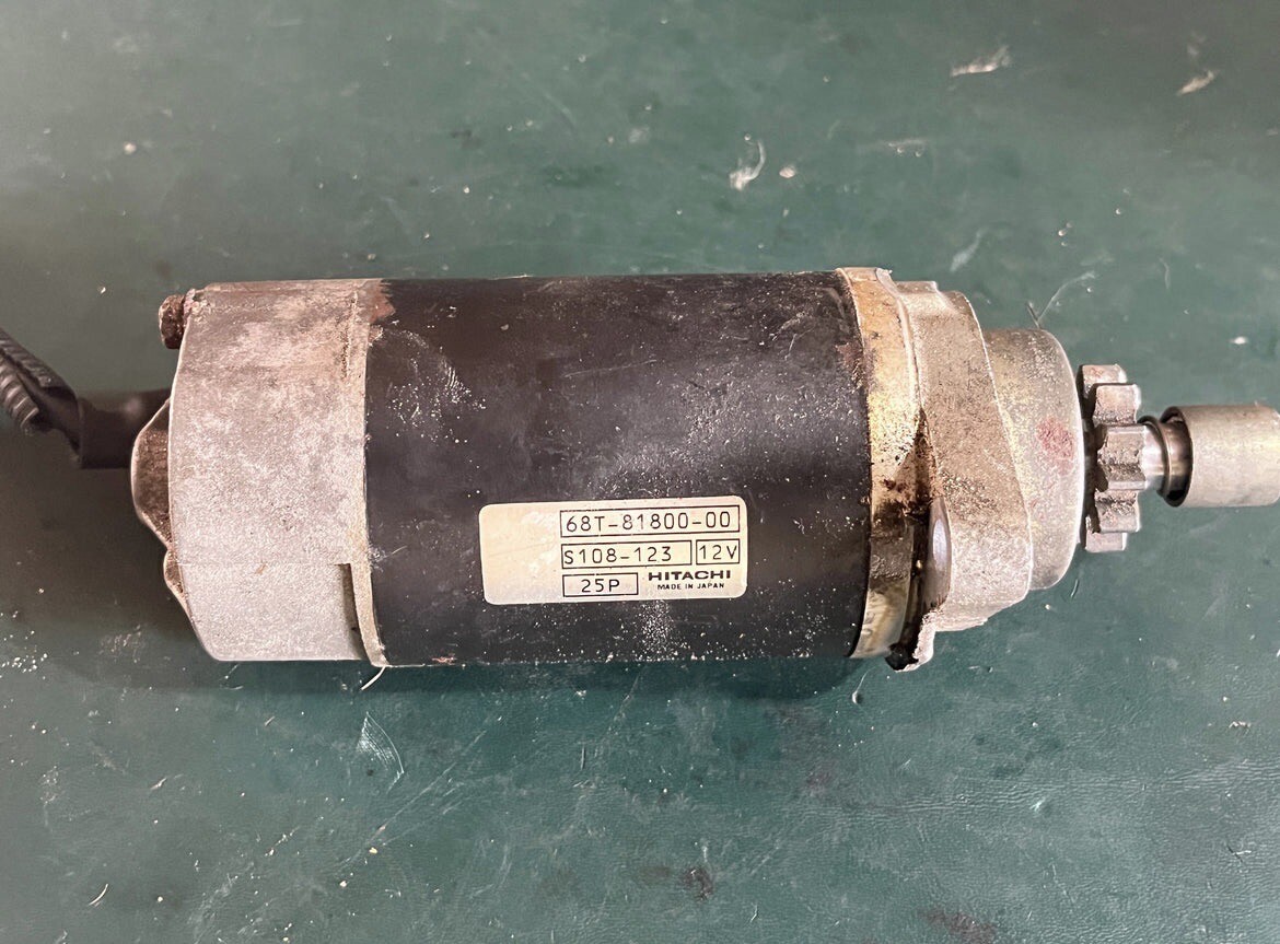 f 8 9.9 ho Yamaha 68T-81800-00-00 STARTING MOTOR, Starter Bracket 68T00 ...