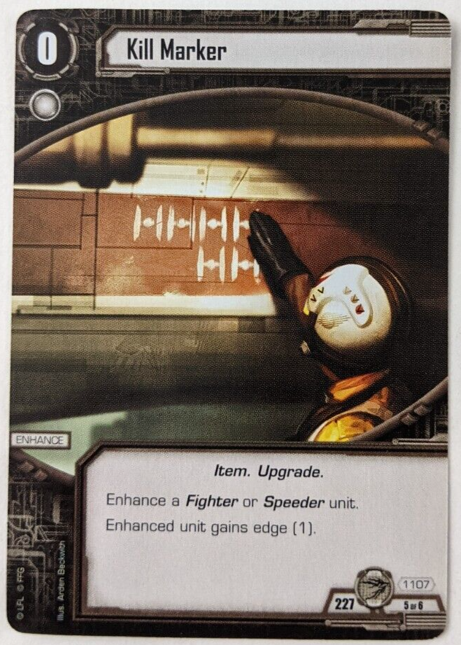 Kill Marker Star Wars LCG Card Game 1107 Galactic Ambitions Replacement ...