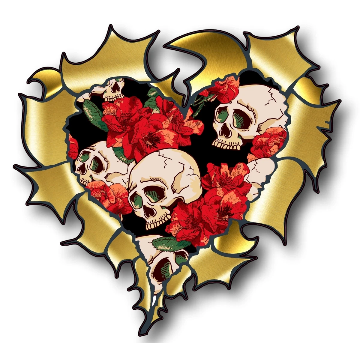 Metal Heart Tattoo