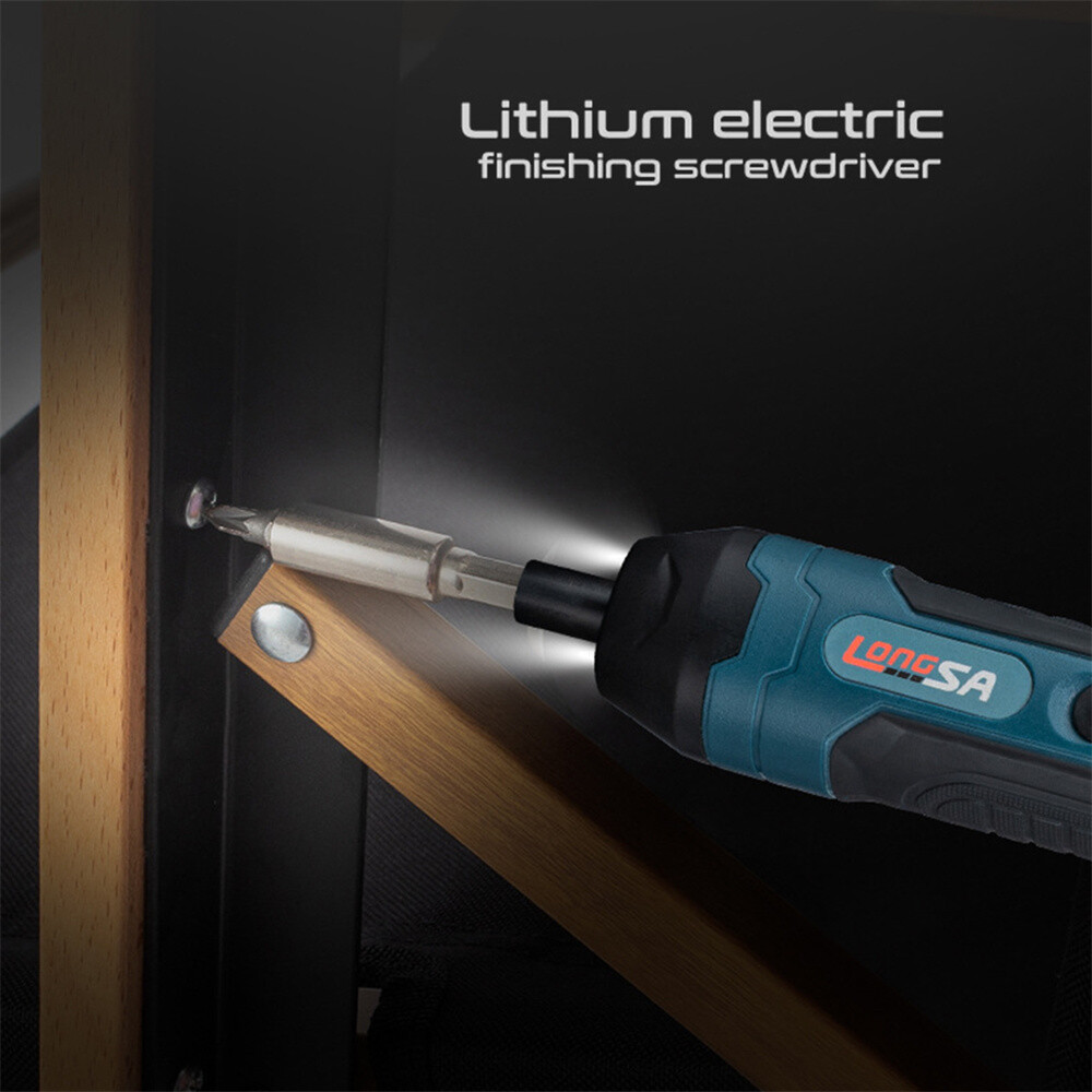 Cordless Electric Screwdriver Bit Set Rechargeable 3.6V Rechargeable ...