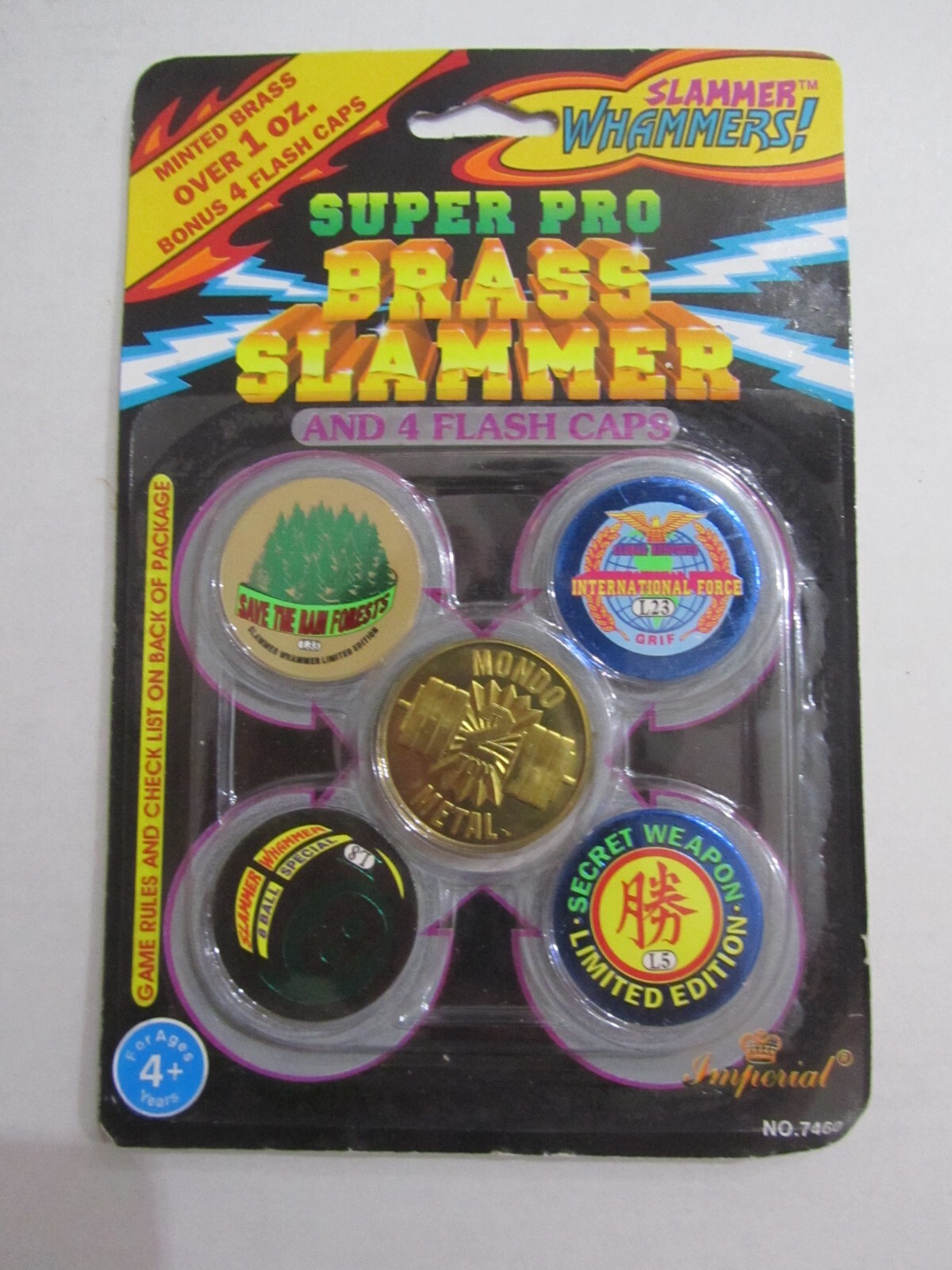 2 Sets 1994 VTG Imperial Slammer Whammers Super Pro Brass Slammer & 4 ...