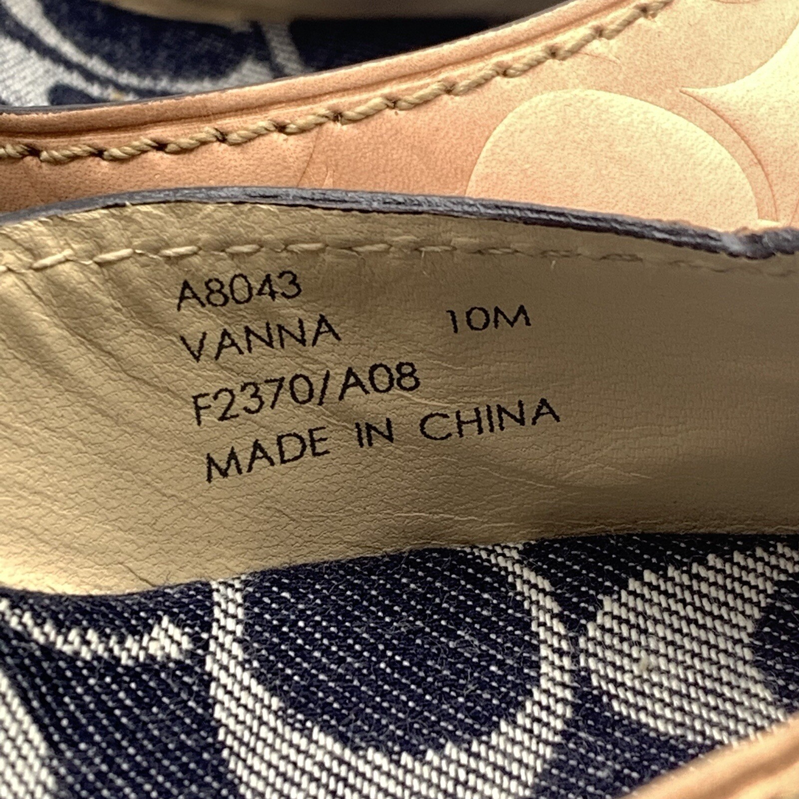 Coach Vanna Tan Leather Signature C Wood Soles Wedges Platform Heels ...