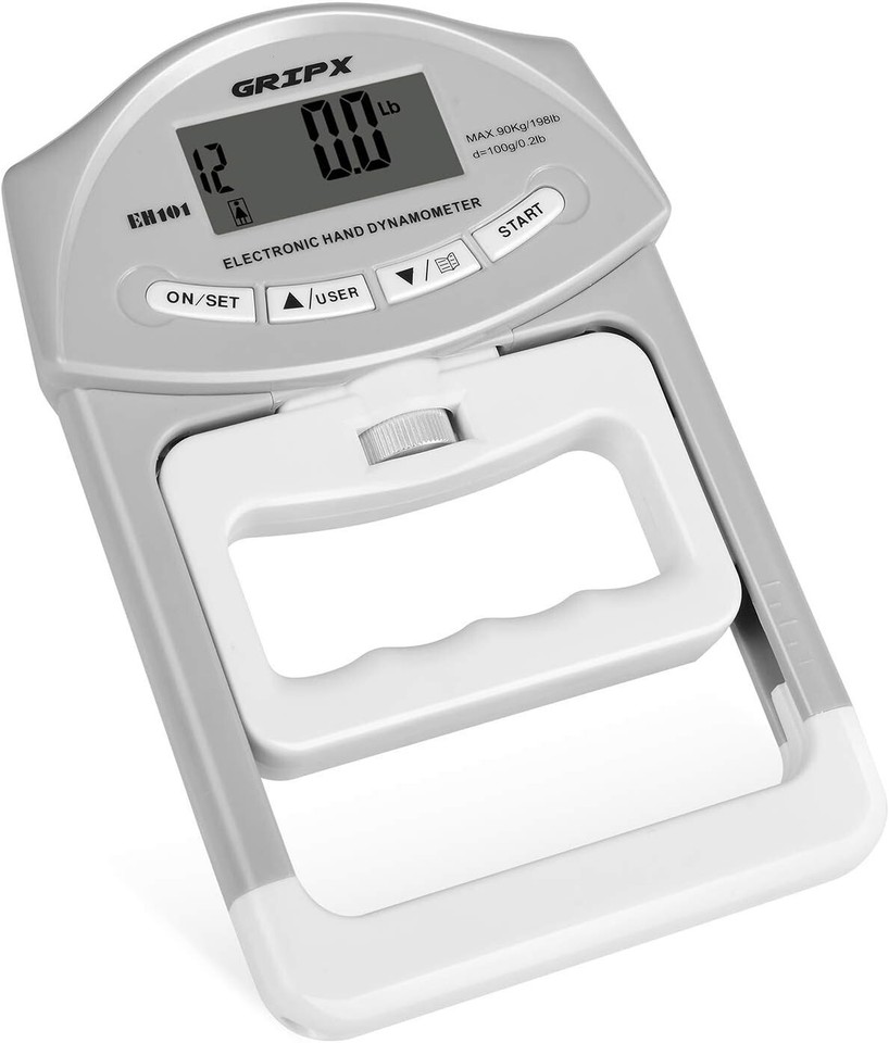 Portable Digital Grip Power Meter with Adjustable Handle - Capture up ...