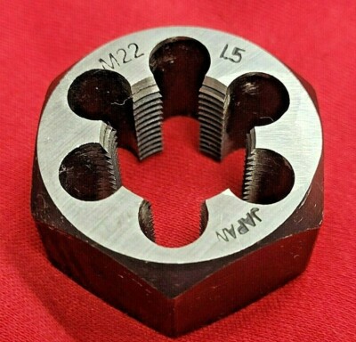 M22 X 1.5 22MM RH Metric 1.6" Hex Rethread Die MHD70777 | eBay