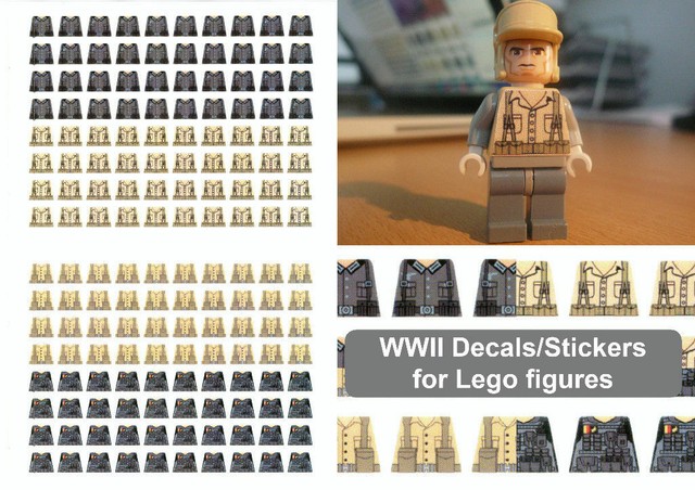 Decals -world War 2 (ww2 Ww11 Wwii) Stickers for Lego for sale online ...