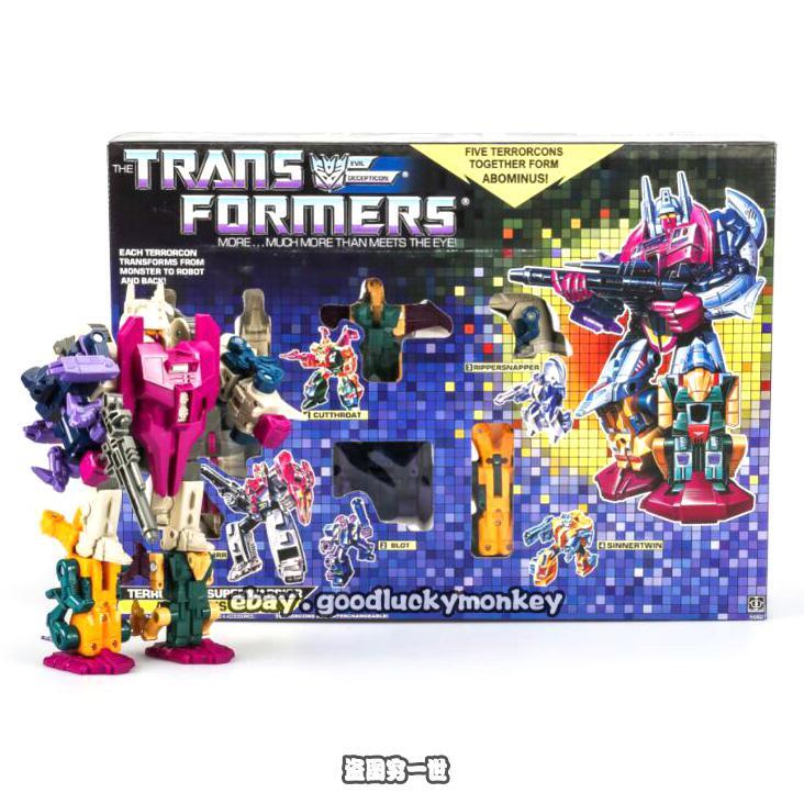 Transformers G1 Abominus Terrorcons Reissue 84 Action Figure Robot ...