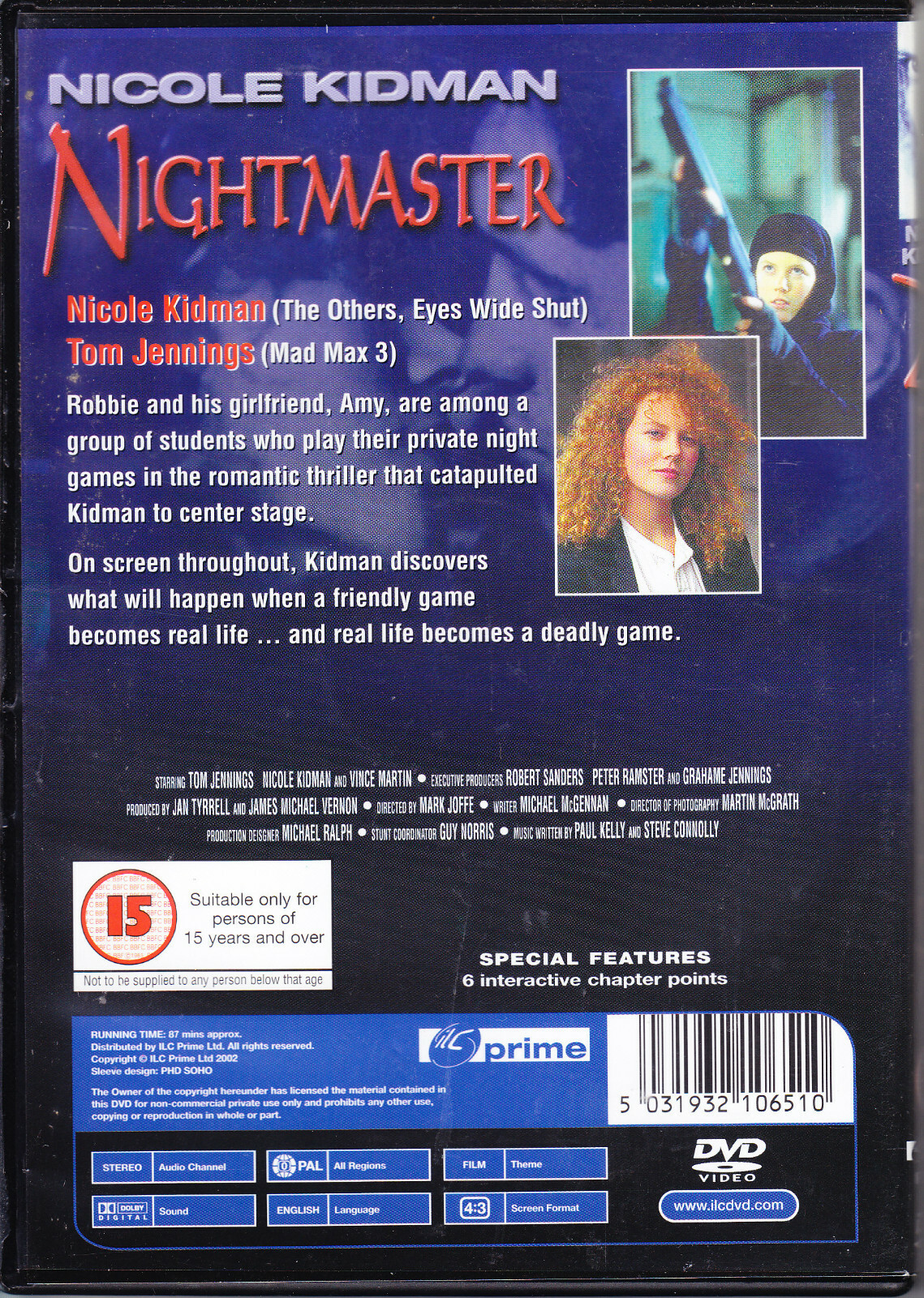 Nightmaster - Nicole Kidman - (DVD, 2002) SEALED 5031932106510 | eBay