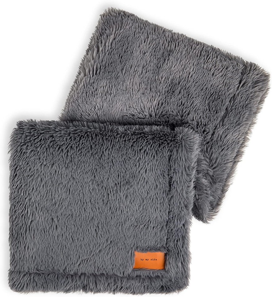 Demdaco Guardian Angel Polyester Fiber Fabric Throw Blanket, Grey, 60 x ...