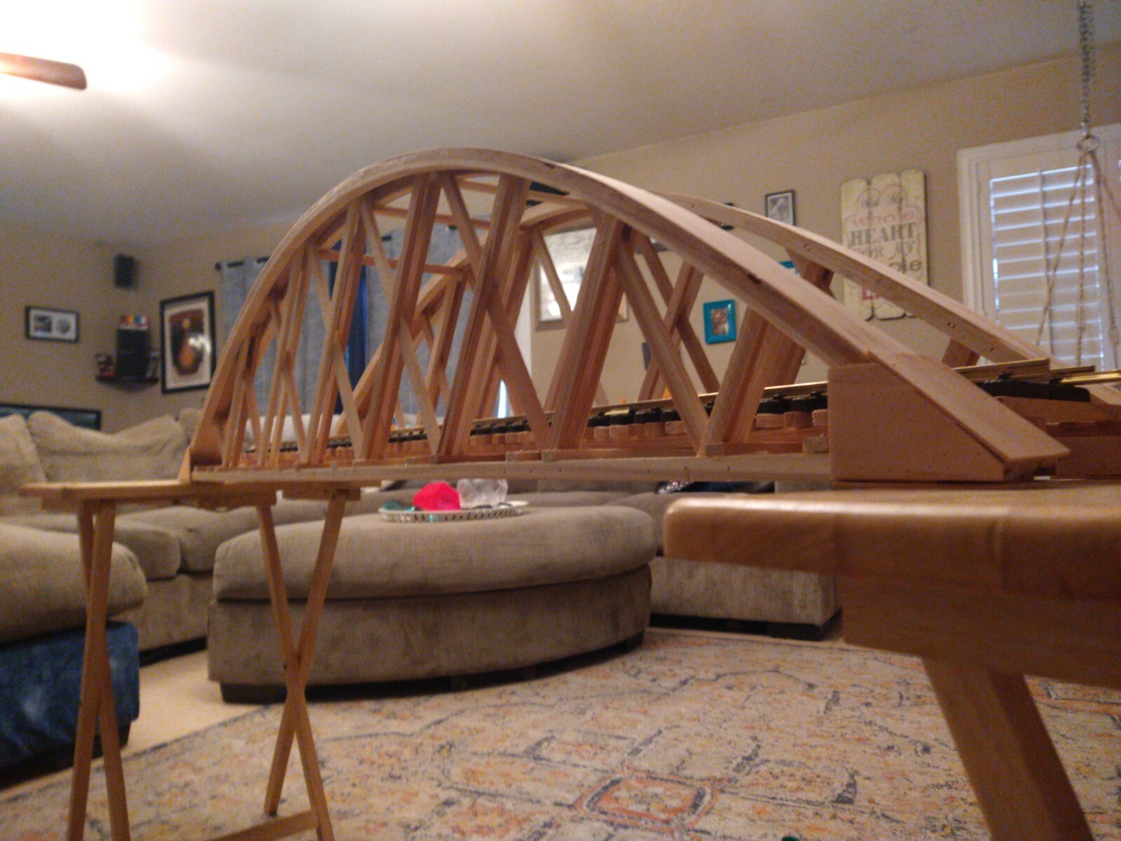 G Scale Arch Bridge 48"! Model Train Garden Trestle Use With USA LGB ...