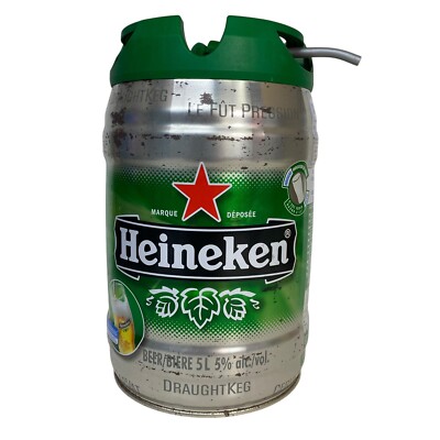 Heineken Sympress 5LT Steel Beer Keg Empty Amsterdam Dutch Import ...