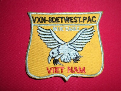 Vietnam War Patch US Navy VXN-8 DET. WEST PAC BLUE EAGLE Broadcast ...