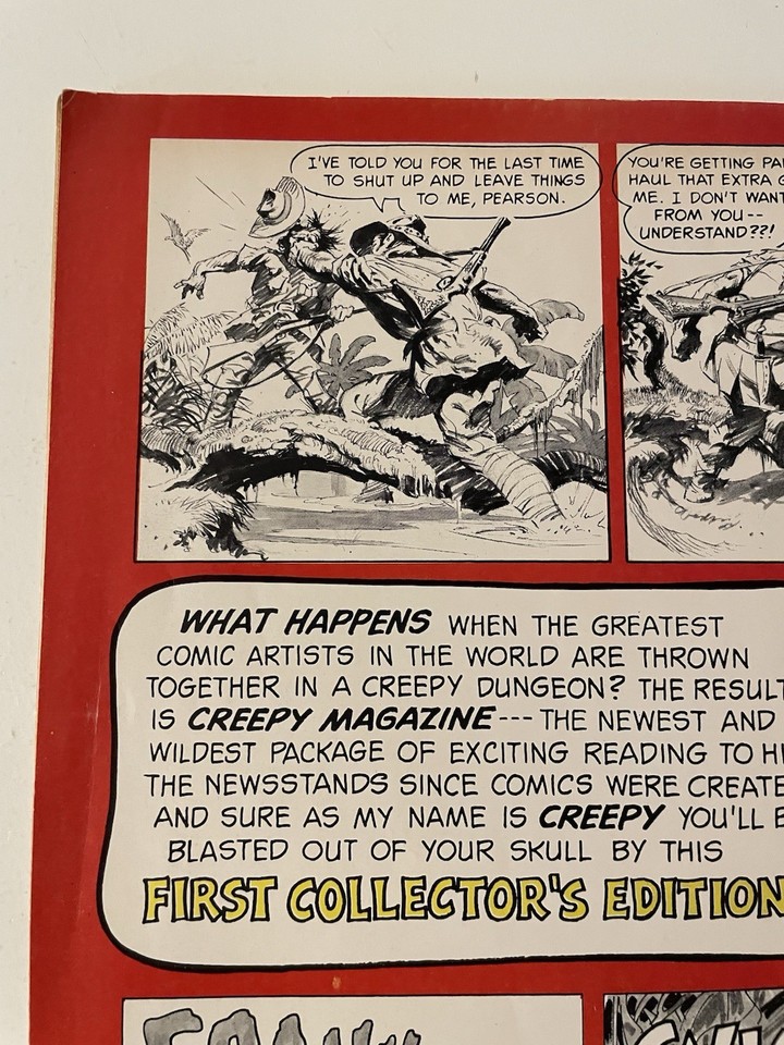Creepy 1 Warren Magazine 1964 First Appearance Uncle Creepy Horror ...