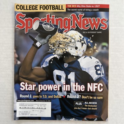 TERRELL OWENS December 10 2007 Popcorn Cover Dallas Cowboys 🏈🔥MINT | eBay