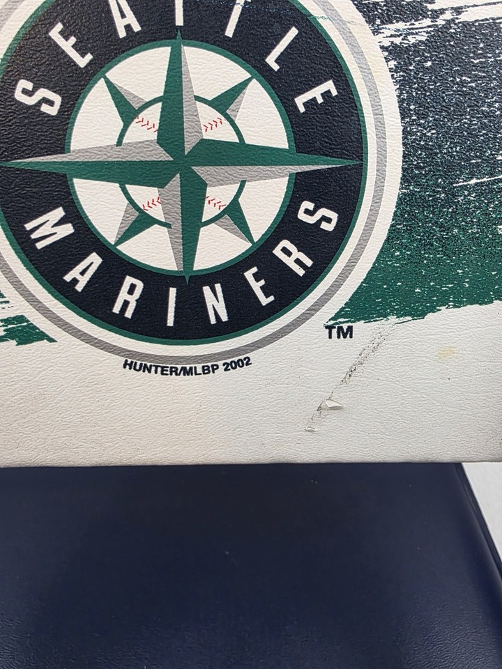 Vintage 2002 Seattle Mariners Folding Stadium Bleacher Seat Cushion ...