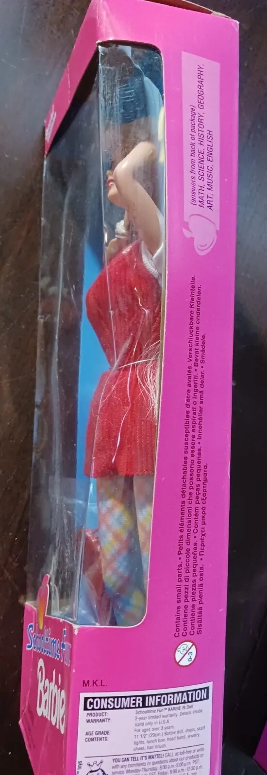 CLASSIC Mattel 1997 Schooltime Fun Barbie Doll Special Edition Mattel ...
