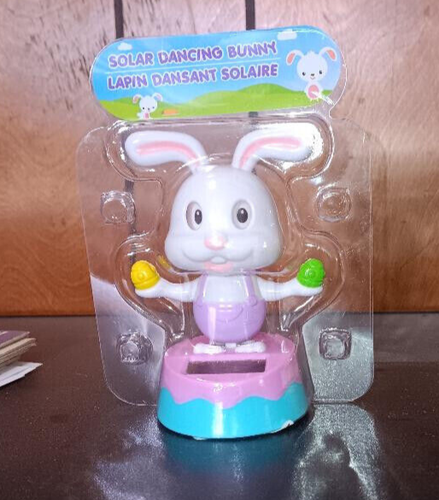 SOLAR DANCING EASTER BUNNY BOBBLEHEAD TOY *NEW & SEALED* | eBay