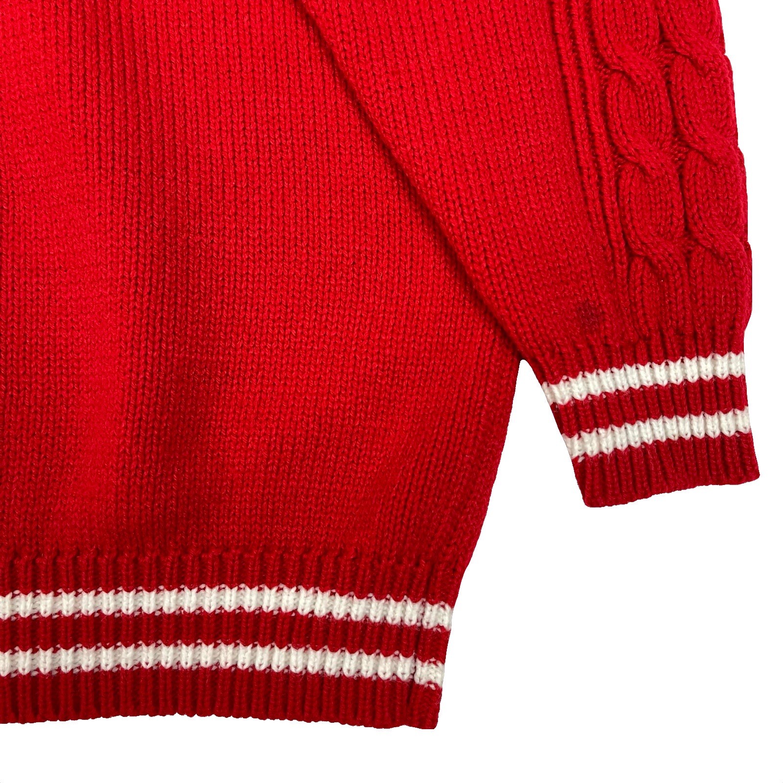 Rare Vintage 80s/90s Extra Touch Red Crewneck Knit Sw… - Gem