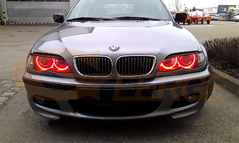 For BMW 3 Series E46 Sedan Wagon Multi Color RGB LED Angel Eyes ...