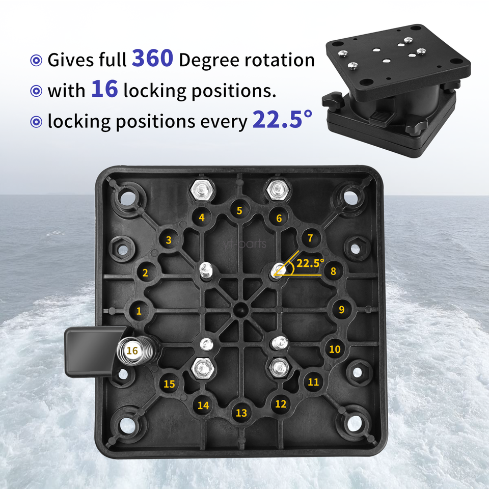 1026 Swivel Pedestal Mount for All Downrigger Models | eBay