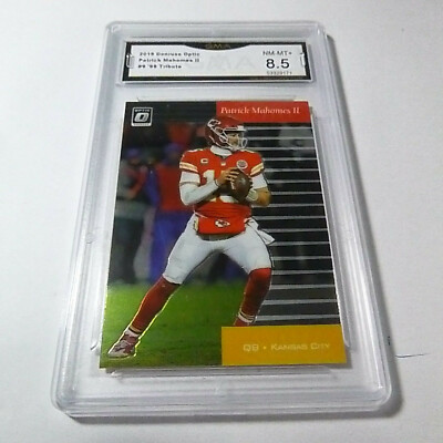 PAT PATRICK MAHOMES II CHIEFS 2019 DONRUSS OPTIC '99 TRIBUTE #9 GRADED ...