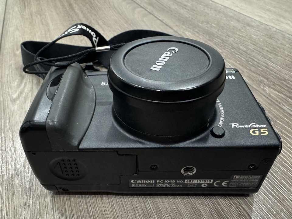 Canon Powershot G5 Black 5 MP Digital Camera Kit W/ Charger , Memory ...
