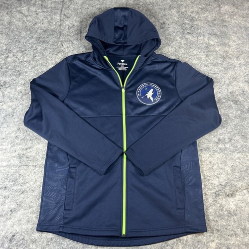 Fanatics NBA Minnesota Timberwolves Size Large Full Zip Hoodie Jacket ...