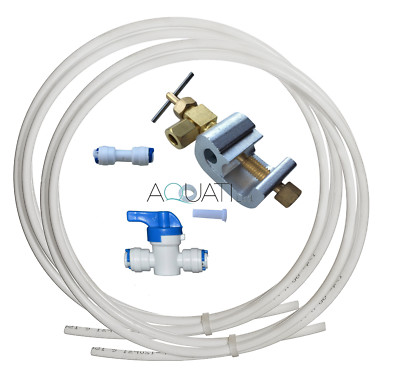 Fridge Freezer Water Filter Plumbing Fittings Connection Kit | eBay