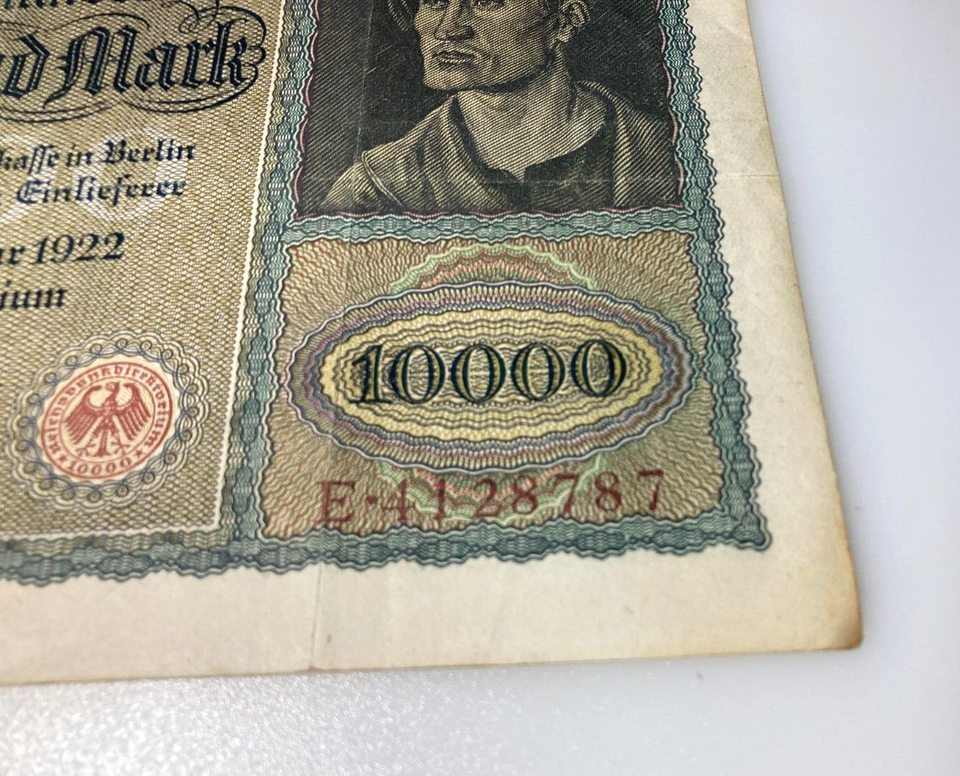 Rjkstamps German VAMPIRE Note 10000 Mark Banknote, 1922 Post WW1 | eBay