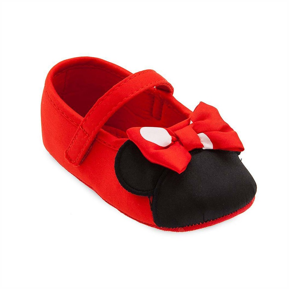 NWT Disney Store Red Minnie Mouse Baby Costume Shoes 0 6 12 18 24M | eBay
