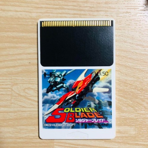 SOLDIER BLADE Hu Card Vol. 50 NEC PC-Engine Hucard scroll shooting game ...