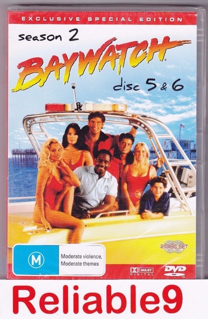 Baywatch Season 2 Discs 5 &6 DVD Region 4 TV Show Very Good for sale ...
