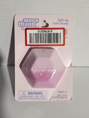 More Than Magic Gem Shape Light-Up Bath Bomb W/Surprise "Brilliant ...