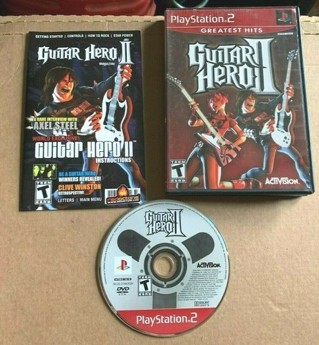 Greatest Hits Guitar Hero II (Sony PlayStation 2) Complete PS2 Game ...
