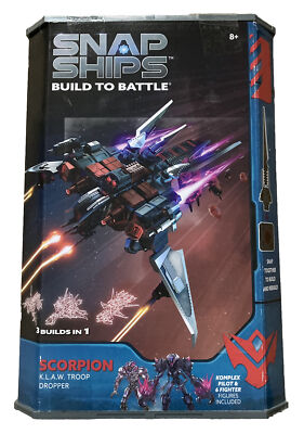 Snap Ships Build to Battle - Scorpion K.L.A.W. Troop Dropper - 3 Builds ...