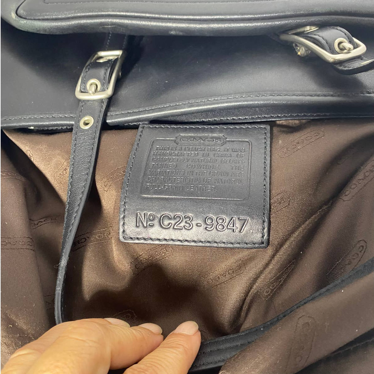 Authentic Vintage Coach Legacy 9847 Calfskin Leather … - Gem