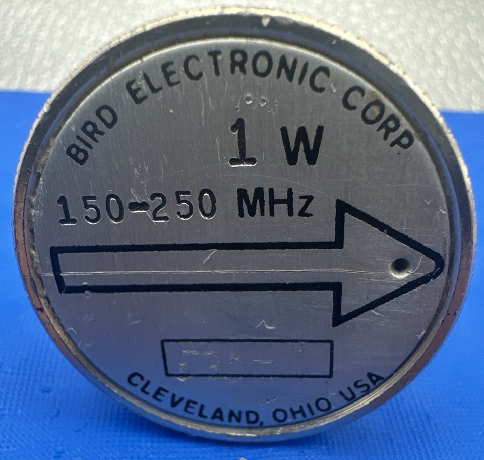 Bird 43 Thruline WattMeter Element 1W 150-250MHz | eBay