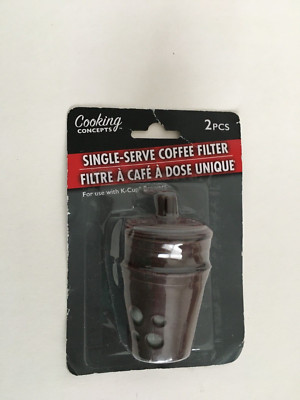 Single-Serve Coffee Filter-Use With K-cup Brewers Set Of Two Cooking ...