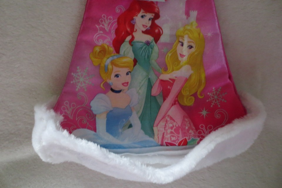 Disney Princess kids Christmas Season Santa Hat Cute New | eBay