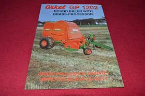 Orkel GP 1202 Round Baler Dealer's Brochure LCOH | eBay