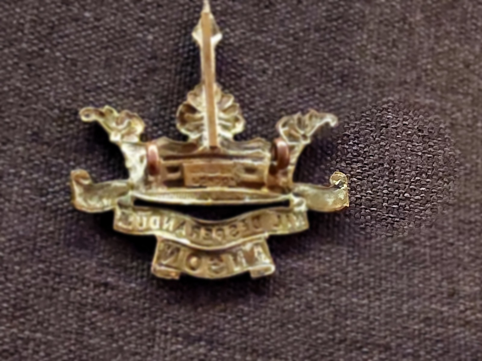 Nice original brass RND ANSON Battalion cap badge | eBay UK