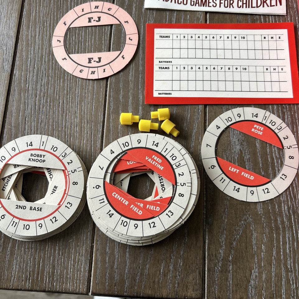 CADACO ALL STAR BASEBALL GAME 1966 w/ SEVERAL ASSORTED DISCS | eBay