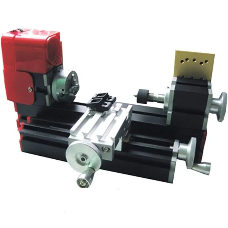 All-Metal 6 in 1 Mini Lathe Milling Drilling Wood Turning Jag Combined ...