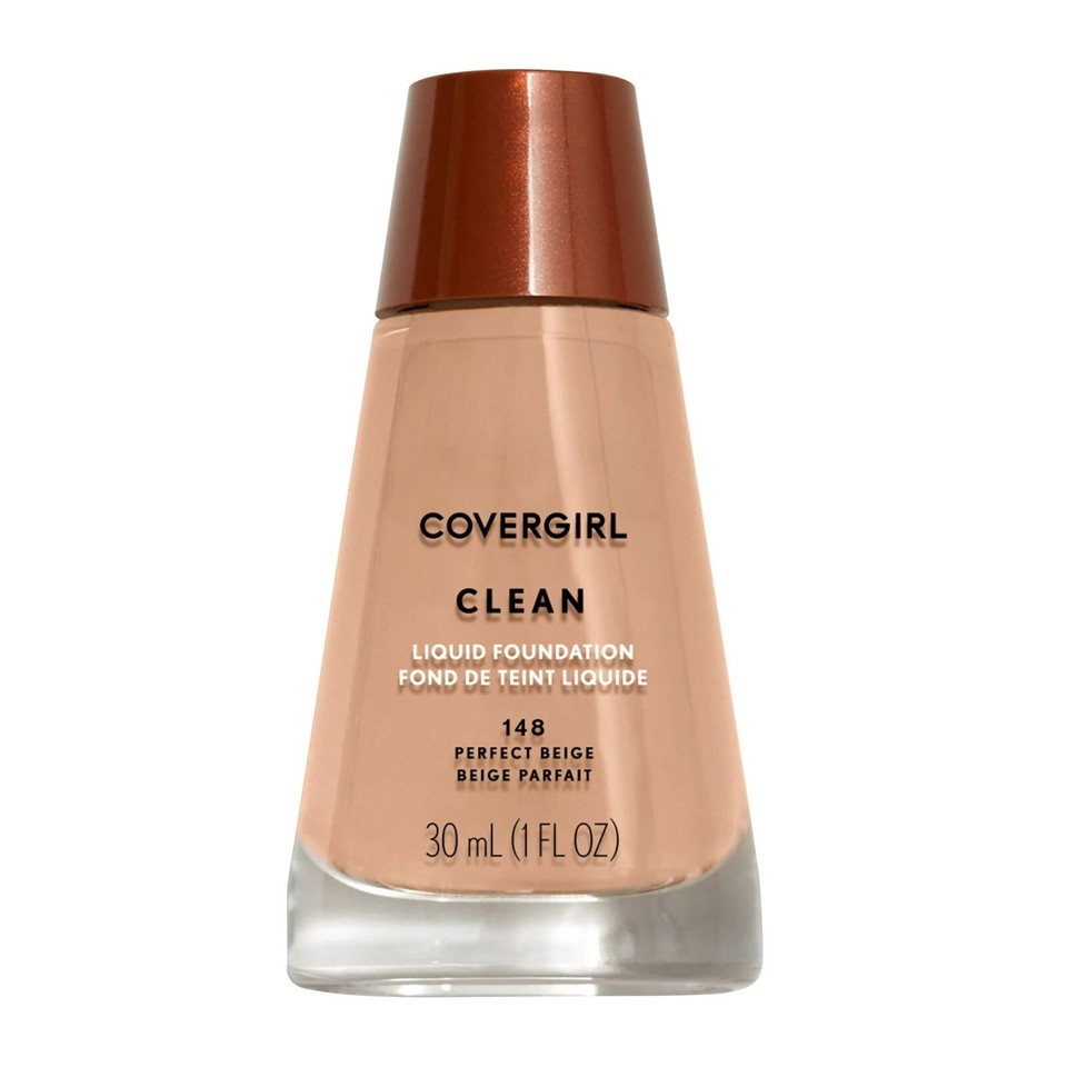 COVERGIRL Clean Liquid Foundation 1 oz. Shades 105, 110, 130, 140, 148 ...