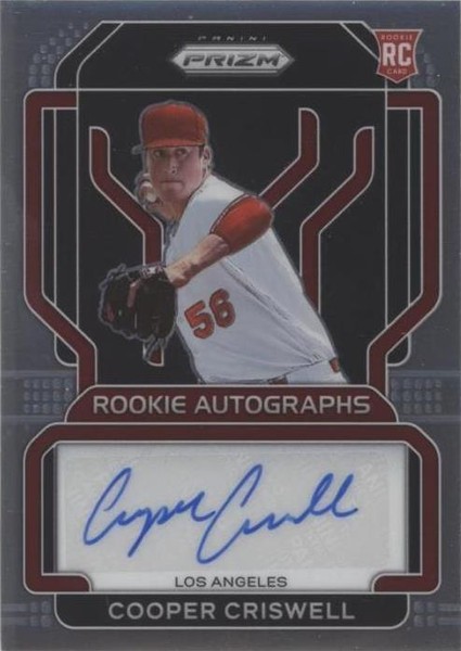 2022 Panini Prizm - Rookie Autographs #RA-CC Cooper Criswell (AU, RC ...