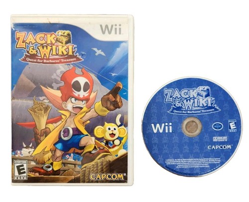 Zack & Wiki: Quest for Barbaros' Treasure (Nintendo Wii) + Case & Game ...