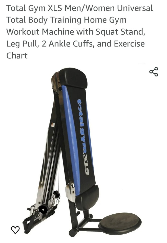 Total Gym XLS Universal Total Body Home Gym Workout Machine ...