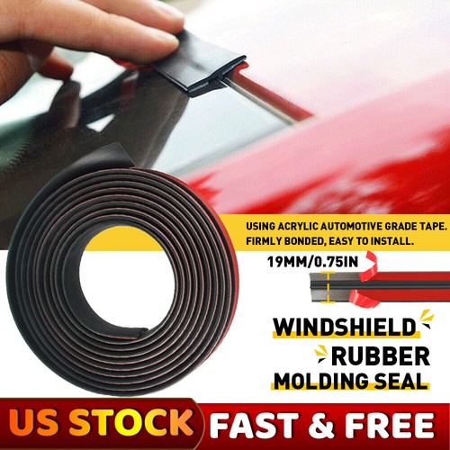 4M Car Auto Windshield Window Trim Edge Moulding Rubber Weatherstrip ...